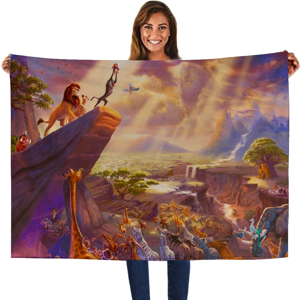 The Lion King Simba Blankets&Throws Warm Throw Blankets Lightweight for ...