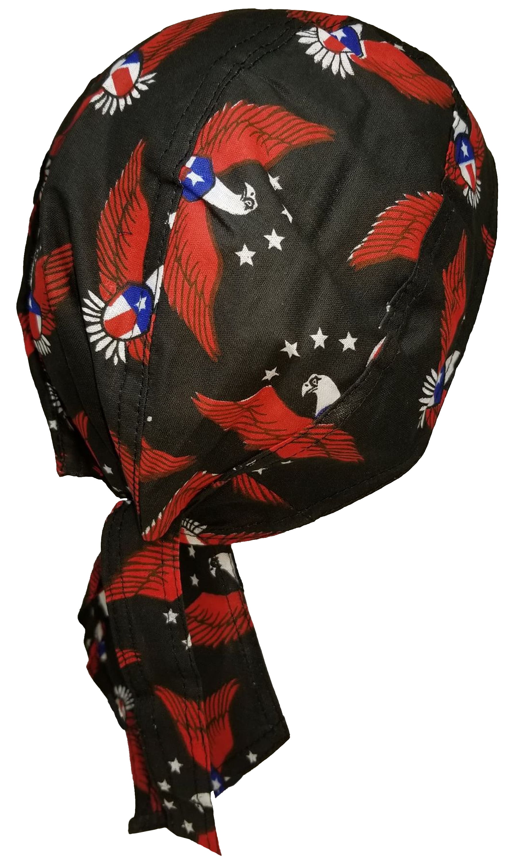 American Flag Doo Rag Patriotic Bandana Cap Stars and Stripes Red White ...