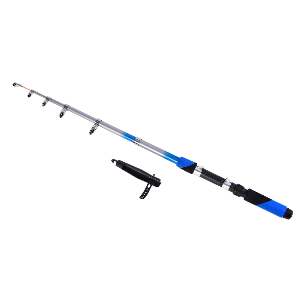 Buy LEO Spinning Fishing Rod Fiberglass,Telescopic Fishing Pole Travel ...