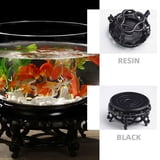 FRCOLOR Fish Bowl Stand Oriental Style Stand Plant Holder Teapot Base ...