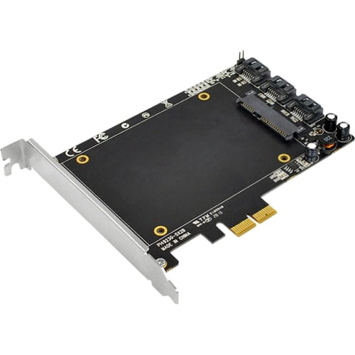 SIIG SATA 6Gb/s 3i+1 SSD Hybrid PCIe - Serial ATA/600 - PCI Express x2 ...