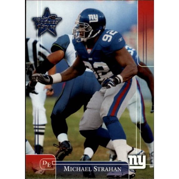 2002 Leaf Rookies and Stars #65 Michael Strahan NFL Football Trading ...