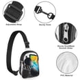 Small Clear Sling Bag, DISEN Waterproof Clear Chest Bag, Transparent ...