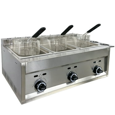 Loco Cookers Propane Dual Burner Fry Cart - Walmart.com