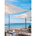 Basketball Sun Shade Sail 6.5'X10' Abstract Fire and Water UV Block ...