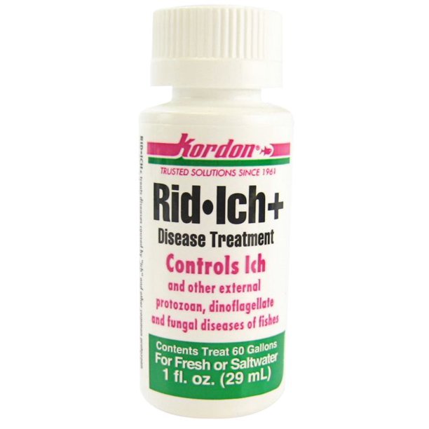Kordon Rid-Ich Plus - Aquarium Fish Disease Treatment 1 oz - Treats 60 ...