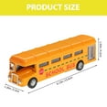 FRCOLOR Toddlers Bus Toy 1Set Orange Alloy Mini School Bus For Kids ...