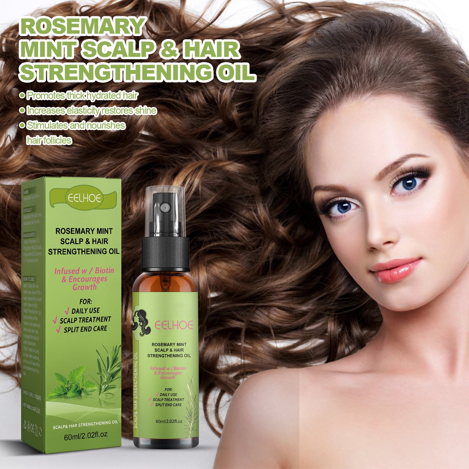 Spray Denso En Cabello Hot6sl Restauración Brillo Elasticidad Caída 60 ...