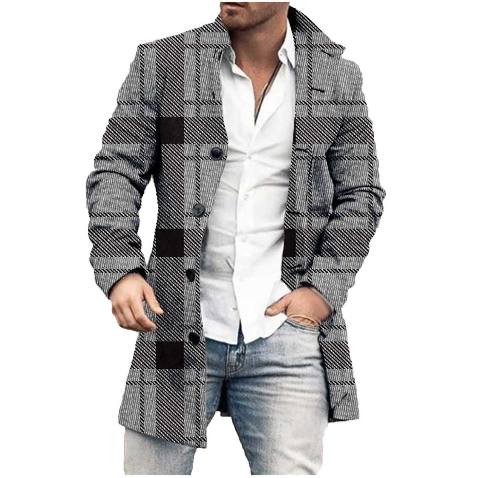 Click here for Pisexur Mens Fall Cardigan Solid Slim Middle Lengt... prices