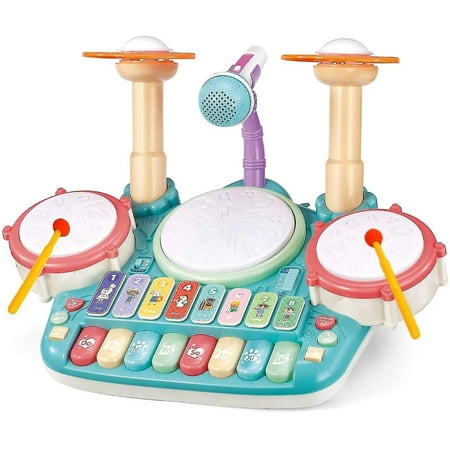 Baby Musical Instruments Toys,kids Drum Set Electronic Piano Keyboard ...