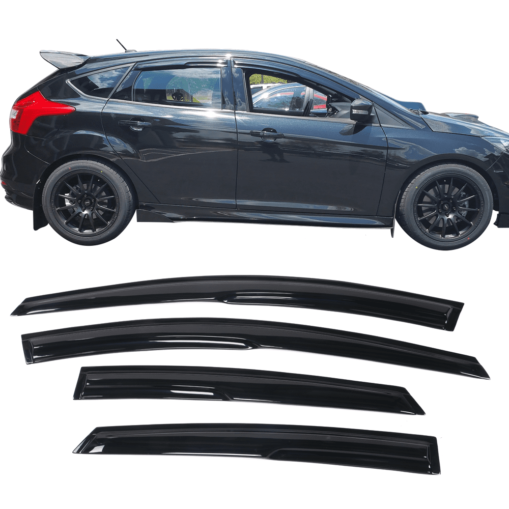 Ikon Motorsports Compatible with 12-18 Ford Focus Mugen Style Acrylic ...