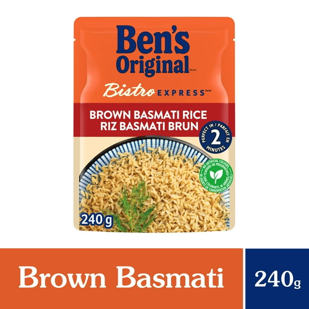 BEN'S ORIGINAL BISTRO EXPRESS Brown Basmati Rice Side Dish, 240g Pouch ...