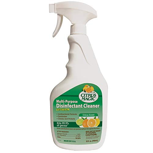 Citrus Magic Multi-Purpose Disinfectant Cleaner, Citrus, 32 oz, 2 Pack ...