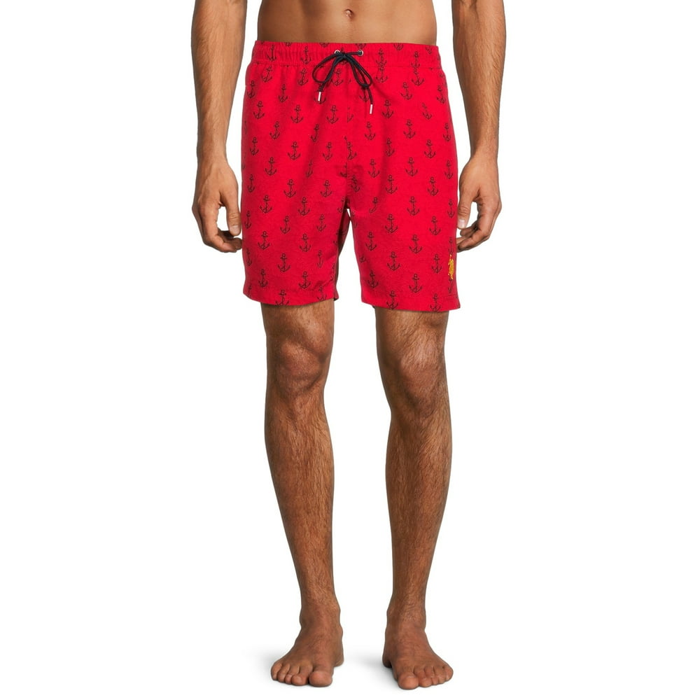 U.S. Polo Assn. - U.S. Polo Assn. Men's Swim Shorts - Walmart.com ...