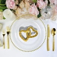 WE-POLUJ Lovely Double Heart Sculpture for Celebrating Love Wedding ...