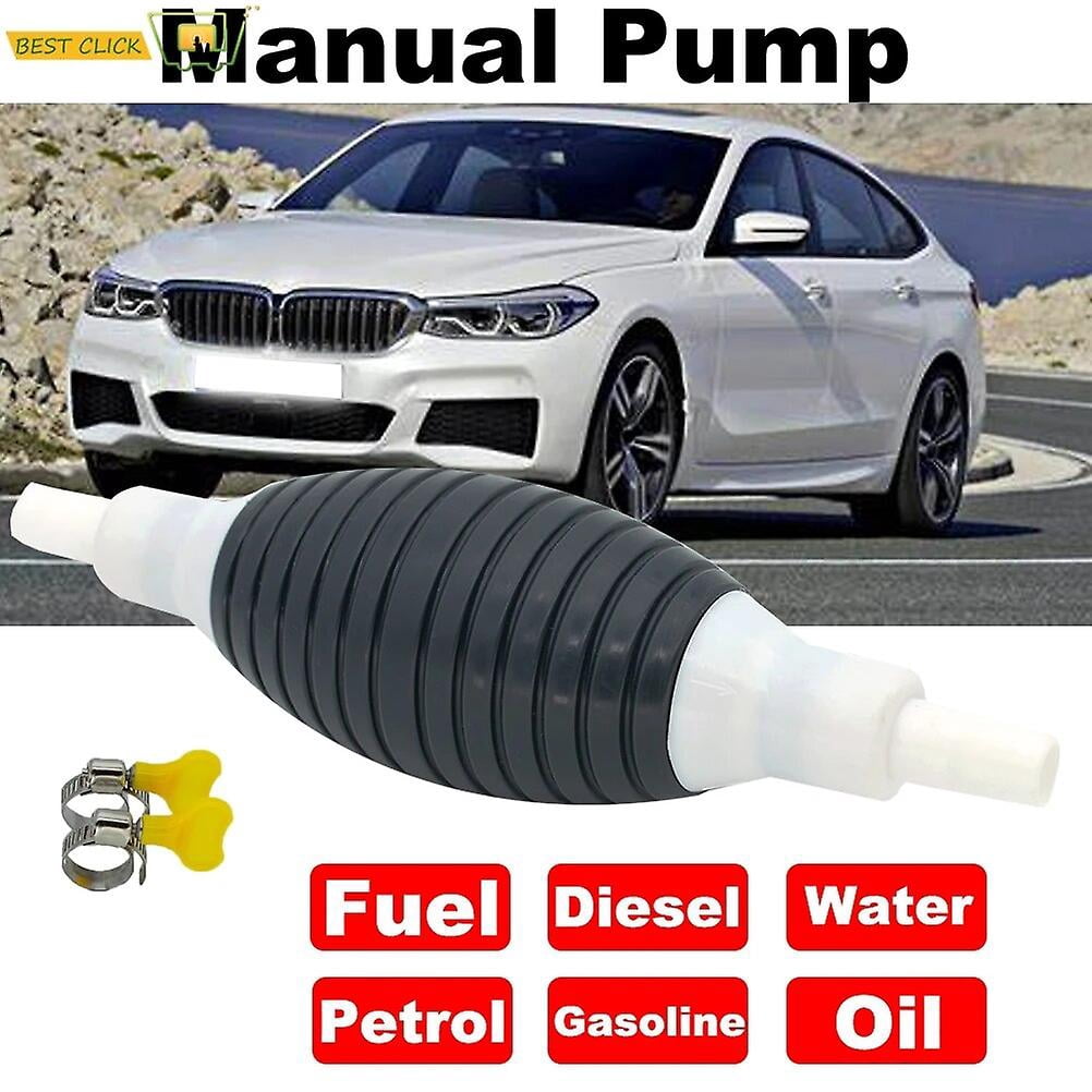 Universal Manual Fuel Pump Line Hand Pump Bellows Gasoline Diesel ...