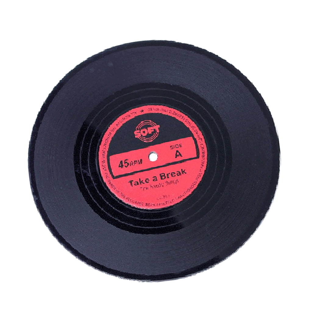 Coasters for Drinks - Round Silicone Coasters - Large 4.13 inch red ...