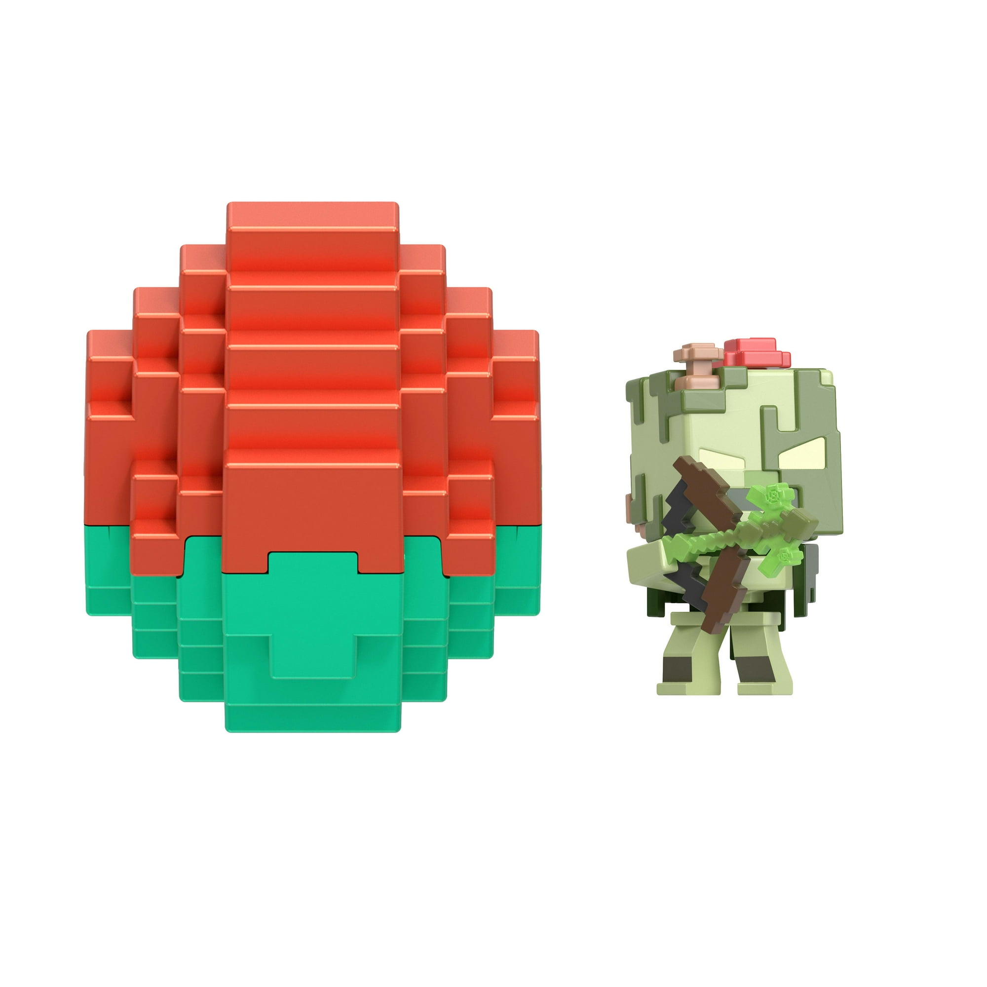 Minecraft Mini Mode Spawn Egg With Surprise Mini Figure  1.5-Inch Collectible Toy  Bogged Bowman