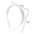 UrbanI Greek Goddess Headband Gold Leaf Branch Hair Hoop Crown Bridal ...