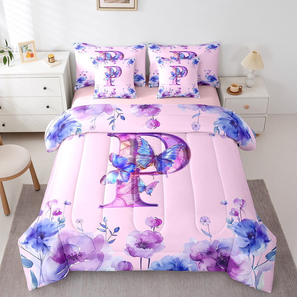 Click here for Erosebridal Butterfly Bedding Sets Queen Size pers... prices