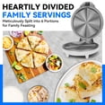 Mailand 8-inch Quesadilla Maker, 6-Wedge Quesadilla Grill Press, Non ...