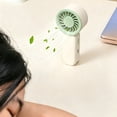 Handheld Portable Fan, 300mAh-500mAh Rechargeable Battery, 5Speed Wind ...