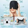 IDFINE Migraine Relief Cap, Hot Cold Compress Gel Wrap, Black Ice Pack ...