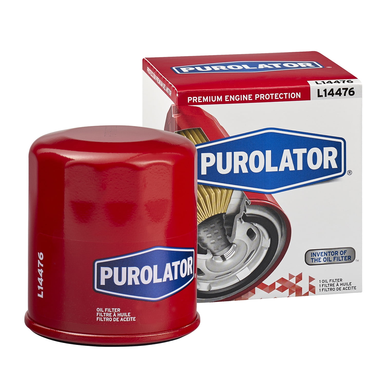 Purolator L14476 Purolator Premium Engine Protection Oil Filter ...