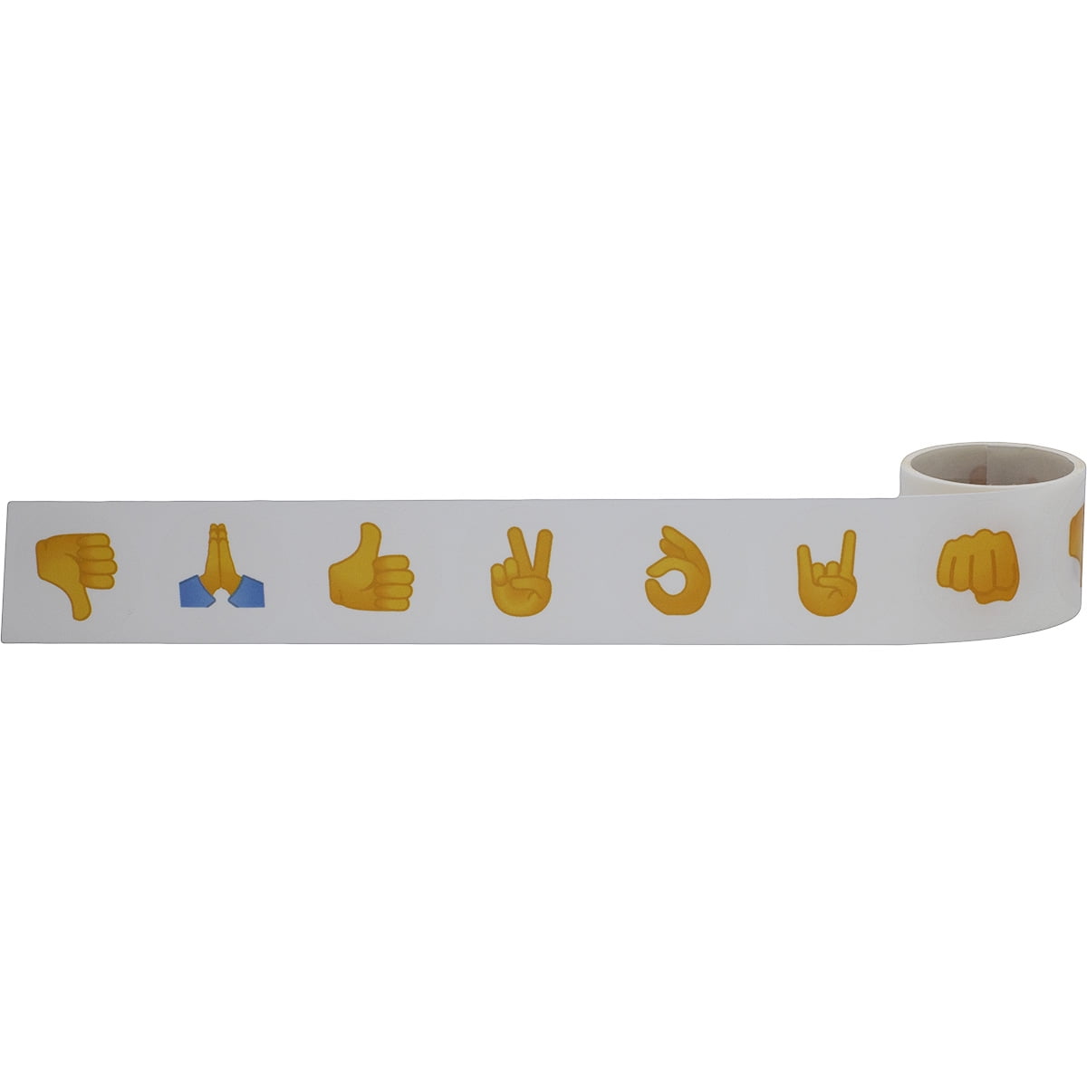 Clear Hand Emoji’s Stickers |1" - Qty 50 - Walmart.com