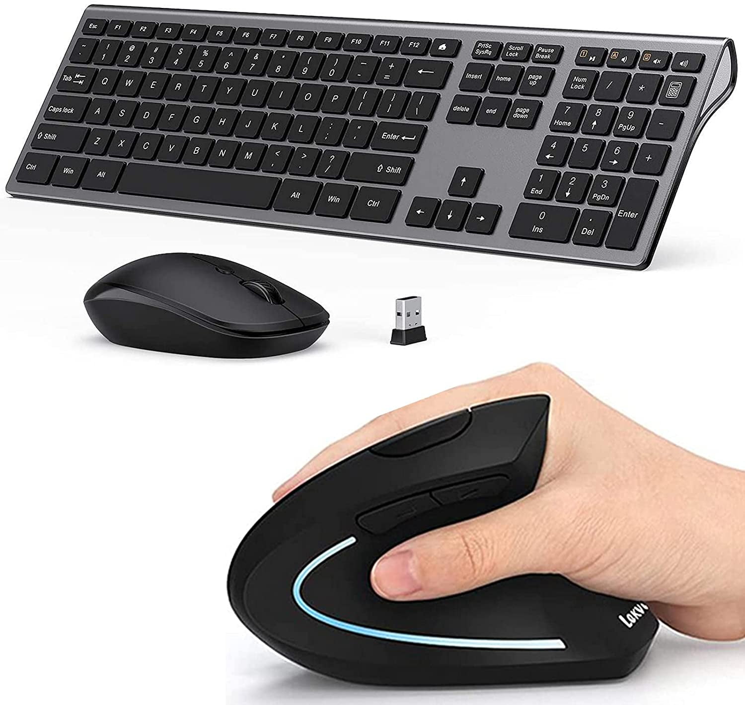 LEKVEY Ergonomic Mouse + LEKVEY Keyboard Mouse Combo-- | Walmart Canada