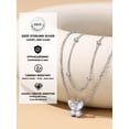 Bestyle Pure S925 Sterling Silver Ankle Bracelet Women Butterfly ...