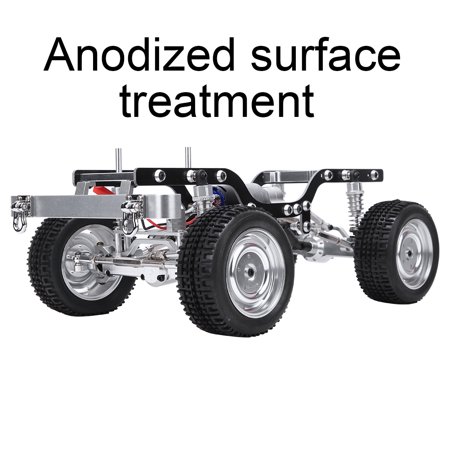 FLAMEEN RC Car Metal Frame, RC Car Frame, Carbon Fiber RC Truck For 1/ ...