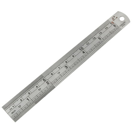 Unique Bargains Double Sides 15cm 6 Inch Scale Long Straight Ruler ...