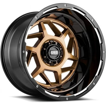 Grid Off-Road GD08 Custom Wheel for 20x9 inch Gloss Black Milled Rim 5 ...