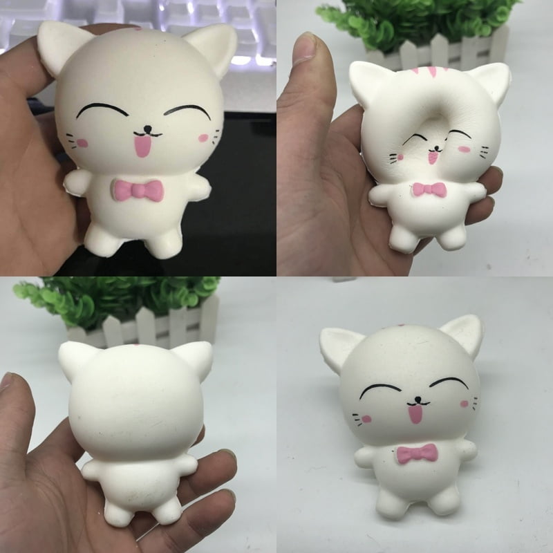 Cute Squishy Cat Squeeze Healing Fun Kids Kawaii Toy Stress Reliever ...
