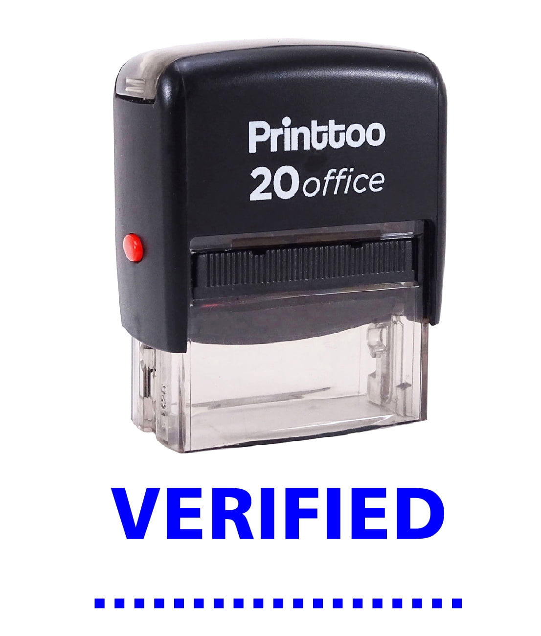 Printtoo Custom Stamp VERIFIED Office Stationary Self Inking Rubber ...
