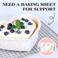 10 Inch Heart Shaped Silicone Cake Pans Set Of 3 Large Nonstick Baking ...