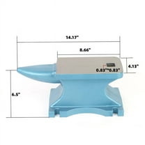 KFFKFF Single Horn Anvil 55Lbs,Cast Iron Anvil Blacksmith Withstands ...