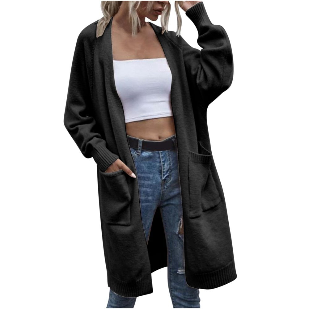 Click here for Ousitaid Women‘s Long Sleeve Open Front Casual Lig... prices