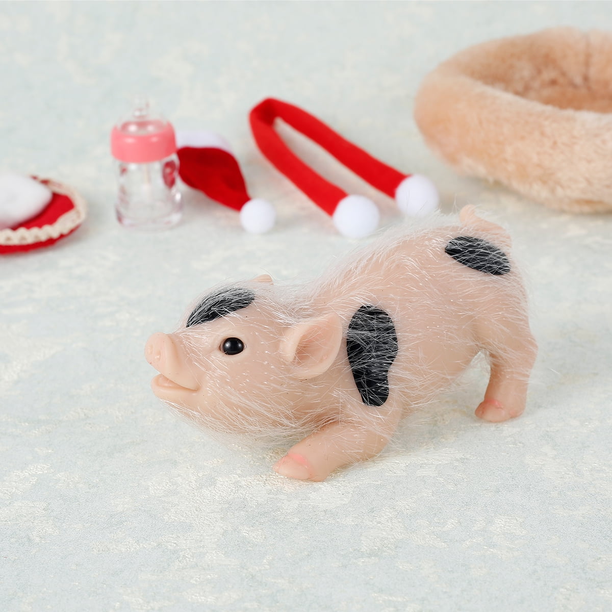 Cute Teacup Pig In Clothes