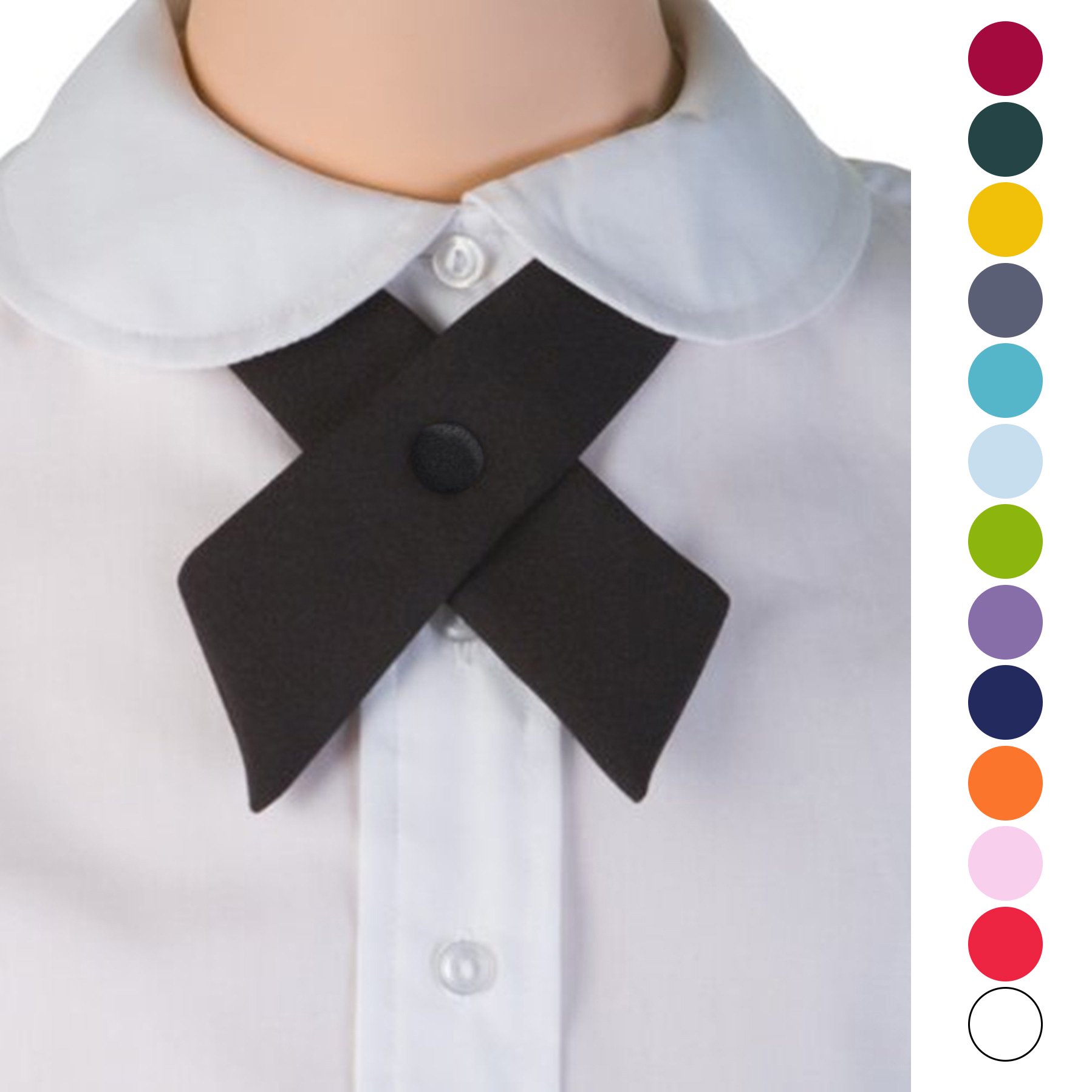 Click here for Toptie Criss-Cross Tie  Girls School Uniform Cross... prices