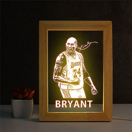 Nba Star Photo Frame Night Light Model Decoration Supplies Can Be Used ...