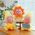 Cute Sun Plush Toy 40cm - Soft Yellow Sun Doll with Blush Face ...