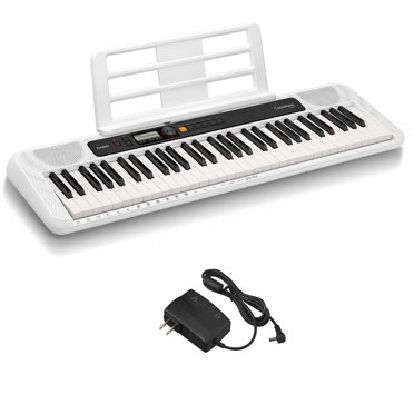 Casio LK-265 61-Key Lighted Portable Touch Sensitive Keyboard with Power Supply - Walmart.com