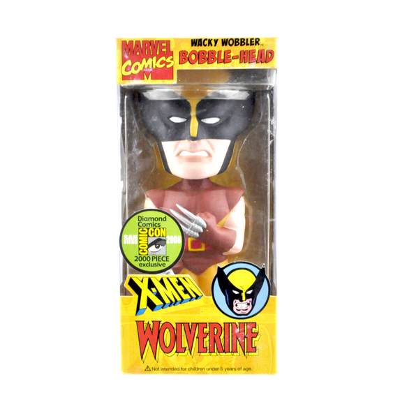 Funko Wacky Wobbler Wolverine (Brown Outfit, Comic) - 2008 SDCC ...