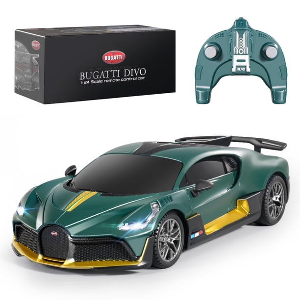 Coche a control remoto MIEBELY Bugatti Divo a escala 1/24 con luz ...