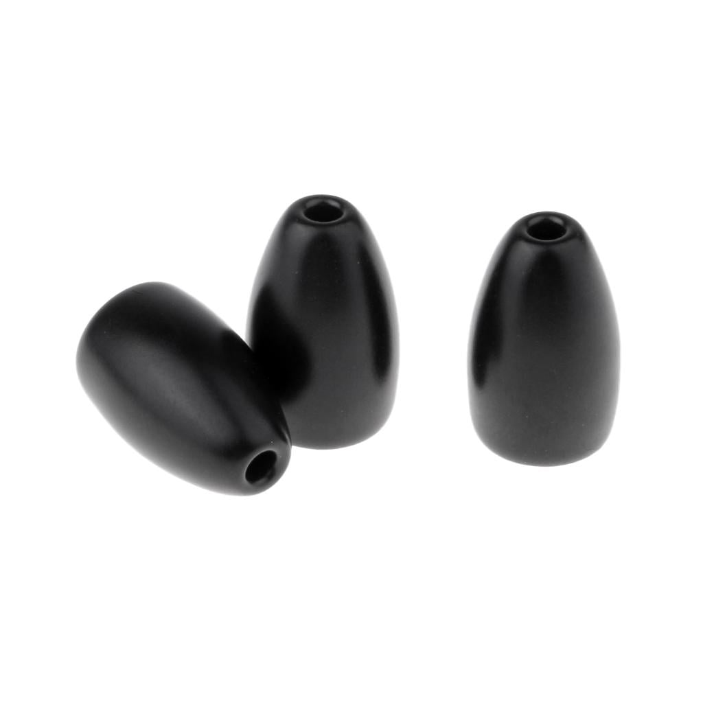 2x Plomado Tungsteno Flipping Husillo Forma Pesas Forma Curvada ...