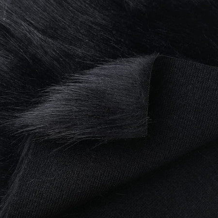 FanShow 5 Pieces Faux Fluffy Fur Squares 10 x 10 Inch Shaggy Fur ...