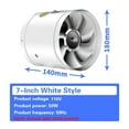 Voltage Exhaust Fan Round Pipeline Exhaust Replacement Fan Mini Wall ...