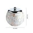 Whole Housewares 5 Piece Bath Set Mosaic Glass Soap Dispenser